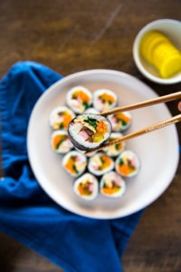 Easy Kimbap (Korean Sushi Roll) - My Korean Kitchen
