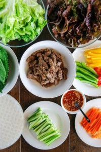 Bulgogi Spring Rolls With Sweet Ssamjang Sauce - My Korean Kitchen