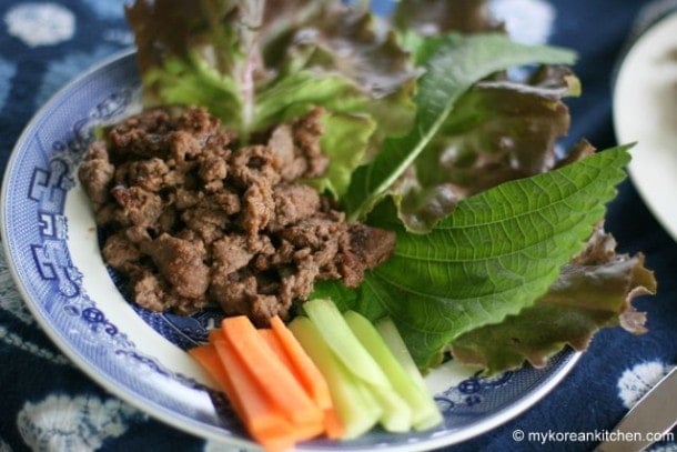 Korean Style Kangaroo Meat BBQ - My Korean Kitchen