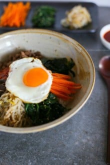 Bibimbap (Korean Mixed Rice with Meat and Assorted Vegetables) - My ...