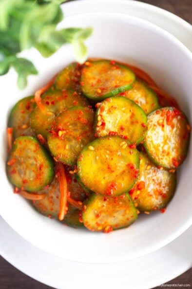 Korean Cucumber Salad (Oi Muchim) - My Korean Kitchen