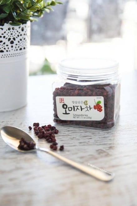 Omija Tea (Five Flavor Berry Tea) - My Korean Kitchen