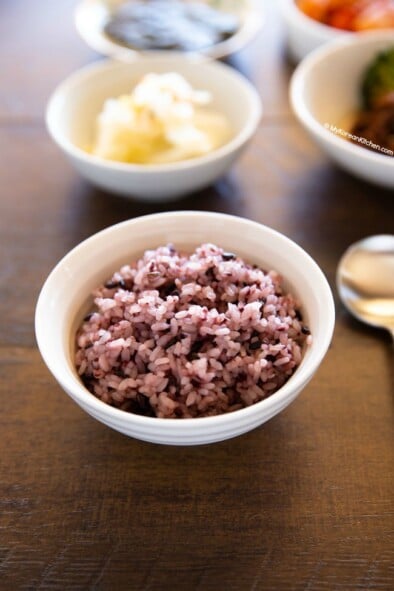 Korean Purple Rice Recipe - My Korean Kitchen