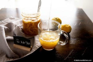 Yuja Tea (Korean Citron Tea) - My Korean Kitchen