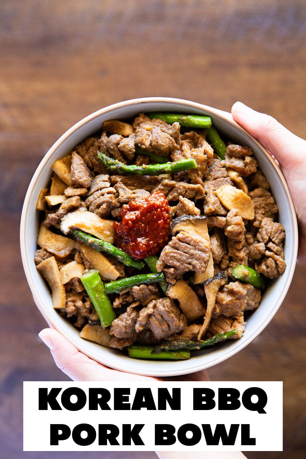 Korean BBQ Pork Bowl - My Korean Kitchen