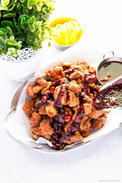 Korean Style Mala Fried Chicken - My Korean Kitchen