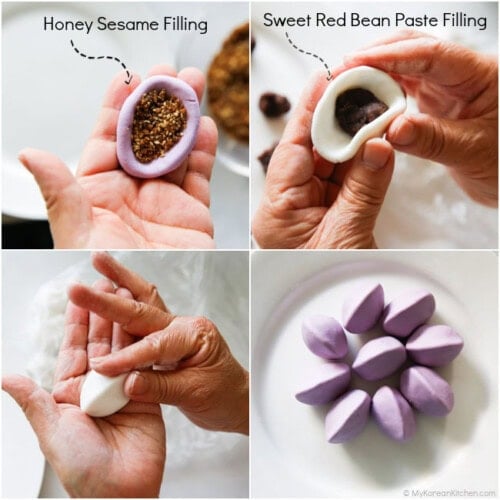 Songpyeon (Half Moon Rice Cake) - Classic Chuseok Recipe - My Korean ...